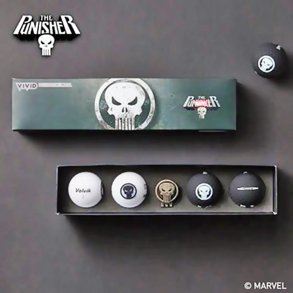 Disney | Marvel The Punisher Golf Ball Gift Box Set with Ball Marker