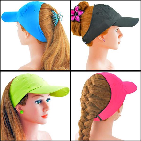 Genie Cap | Women's Half Dome Baseball Cap For PonyTail Long Hair